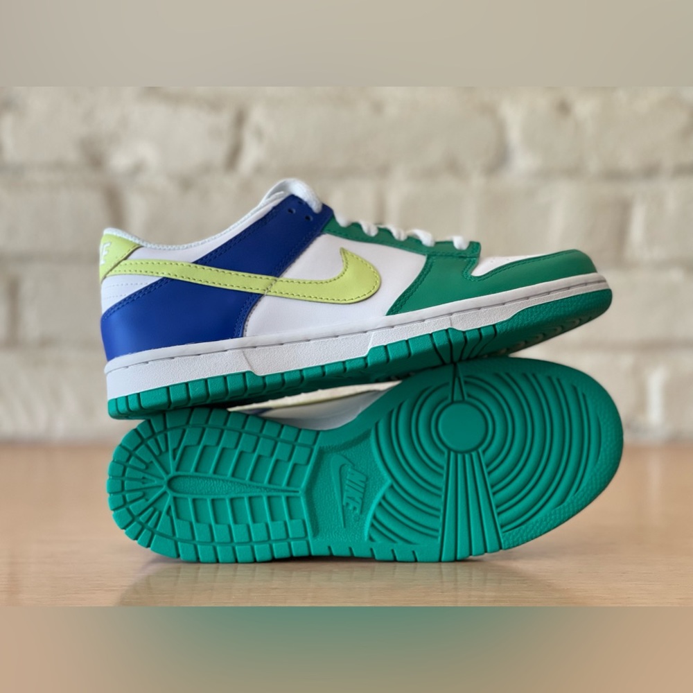 Nike Gs Dunk Low Stadium Green /Game Royal Fn6973-100… - Gem